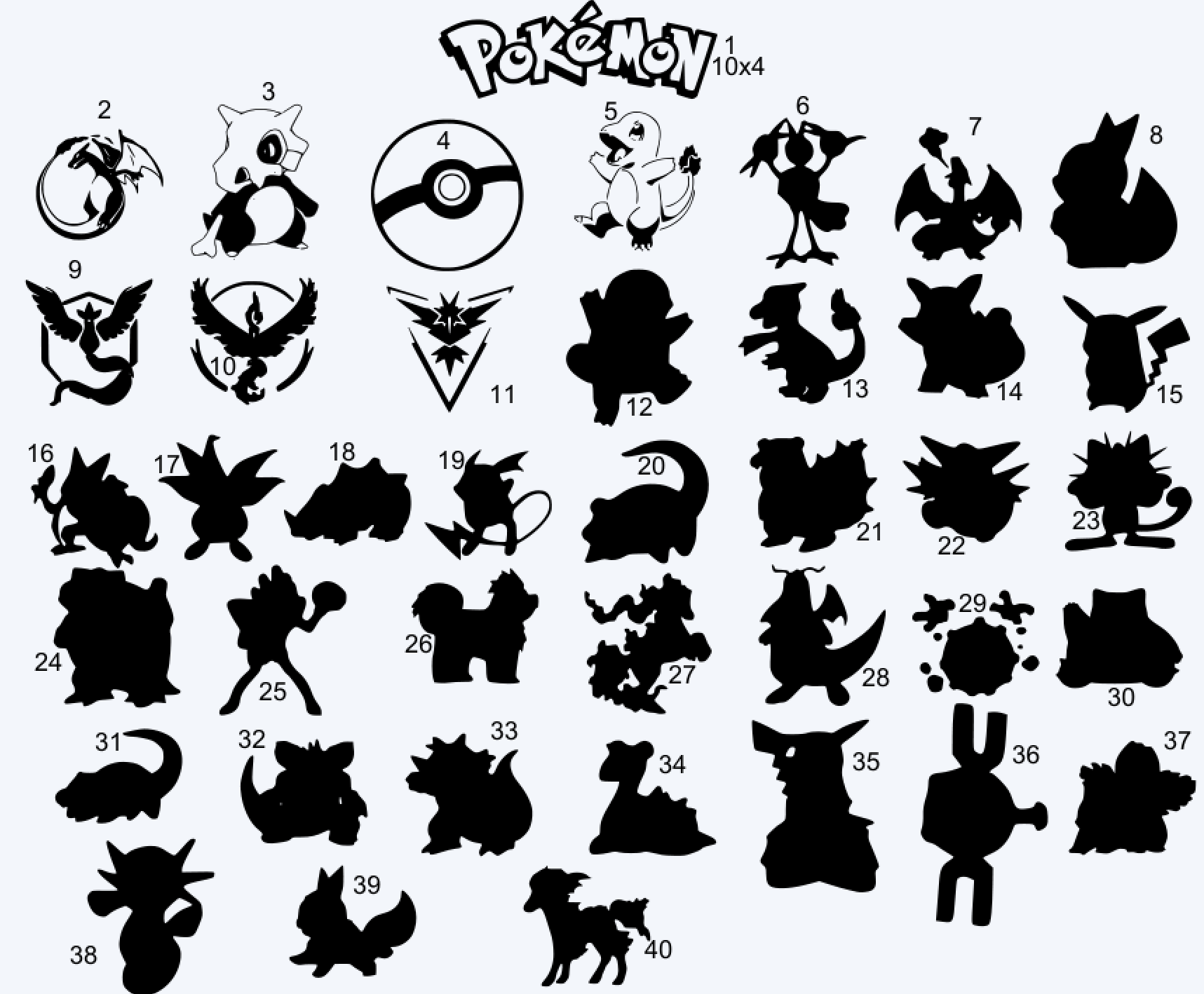 Misc Vinyl Decals :: Pokemon Decals - Welcome to C2C Custom Vinyl!